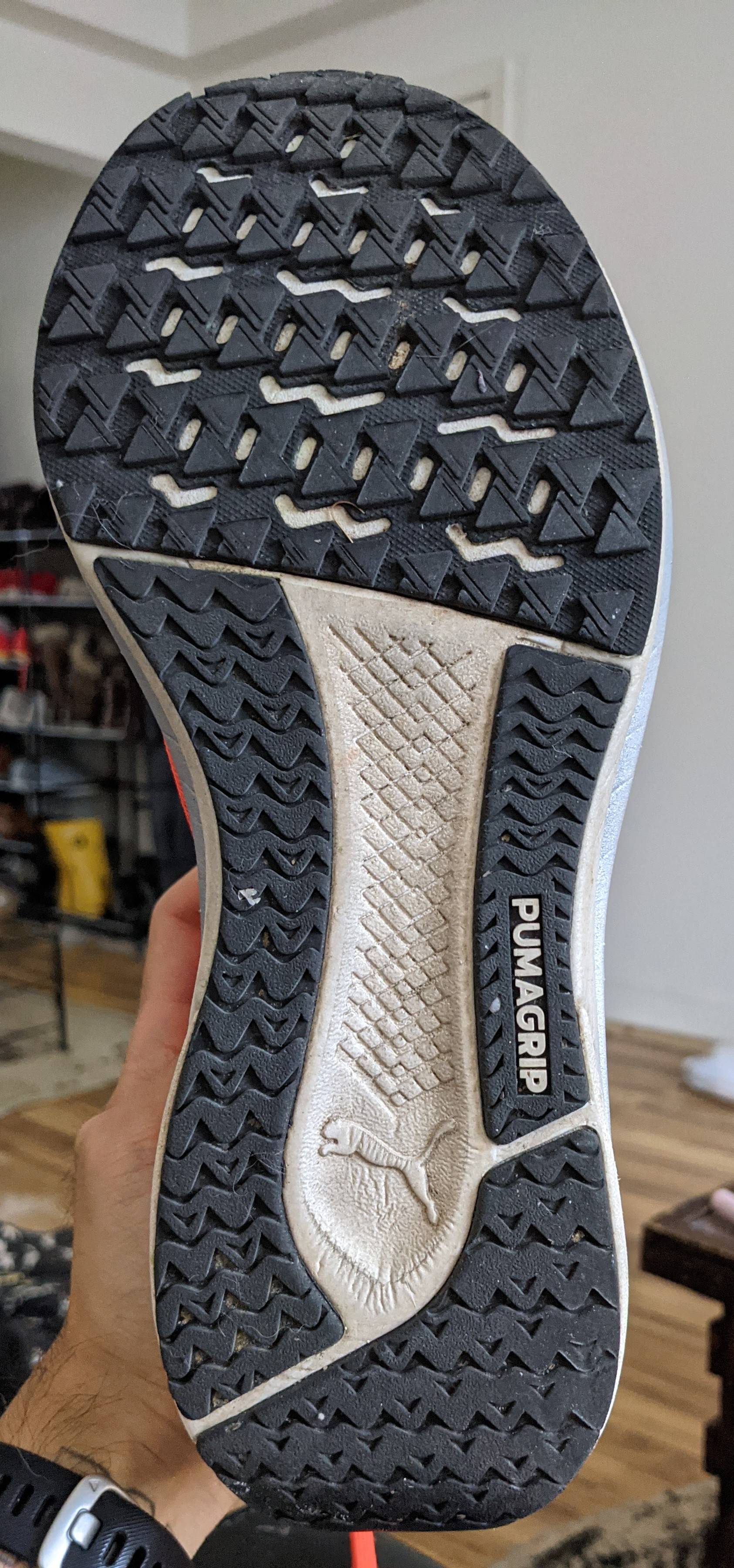 Puma Velocity Nitro outsole after 150 miles | Scrolller