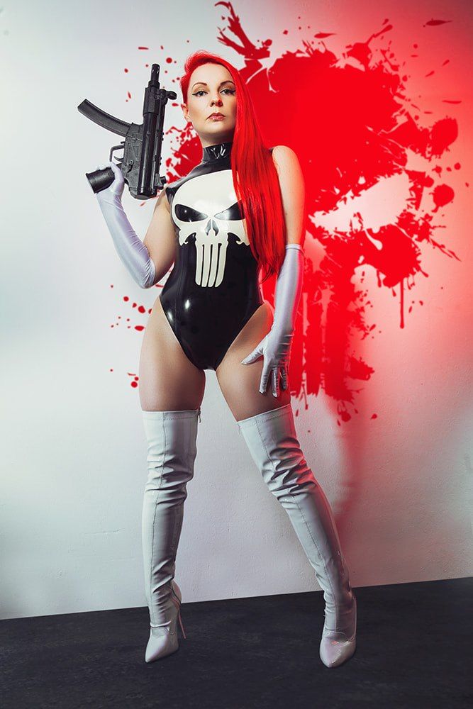 Punisher (Latex) by Candy Valentina | Scrolller