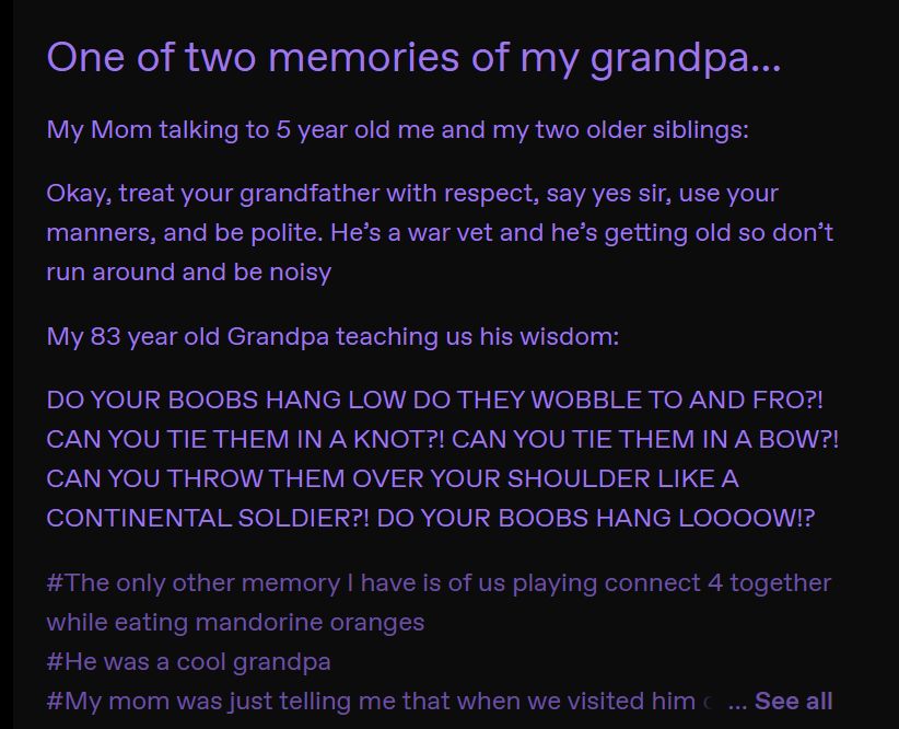 Pure Grandpa energy | Scrolller