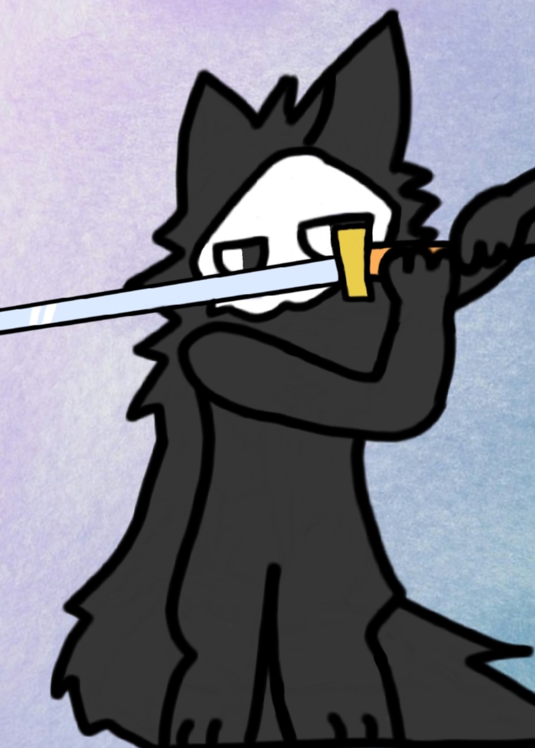 Puro as sword master Note : this fan Art was really big challenge for me so please don't hate me ...