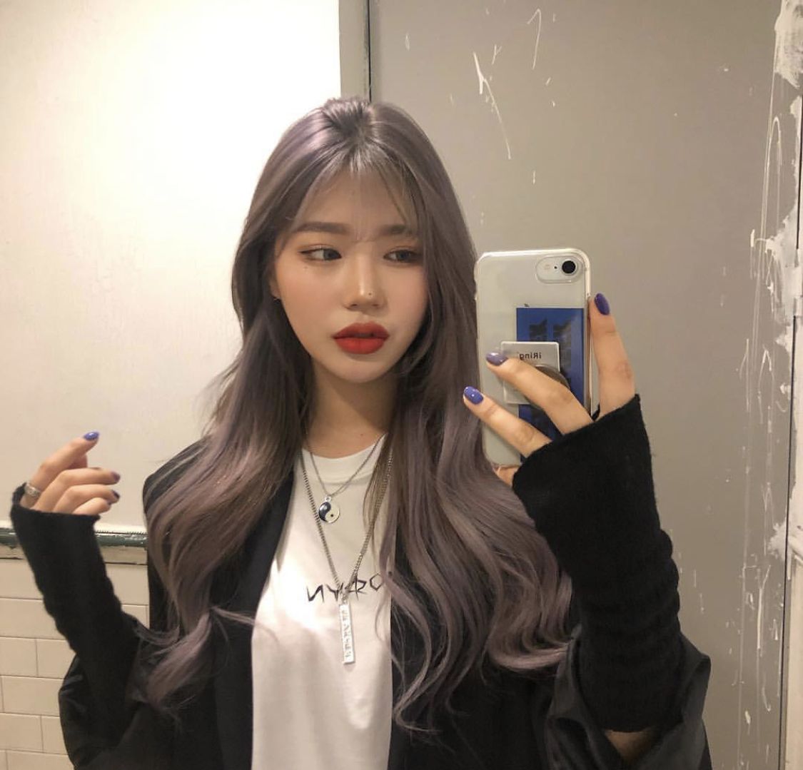 Purple hair and nails | Scrolller