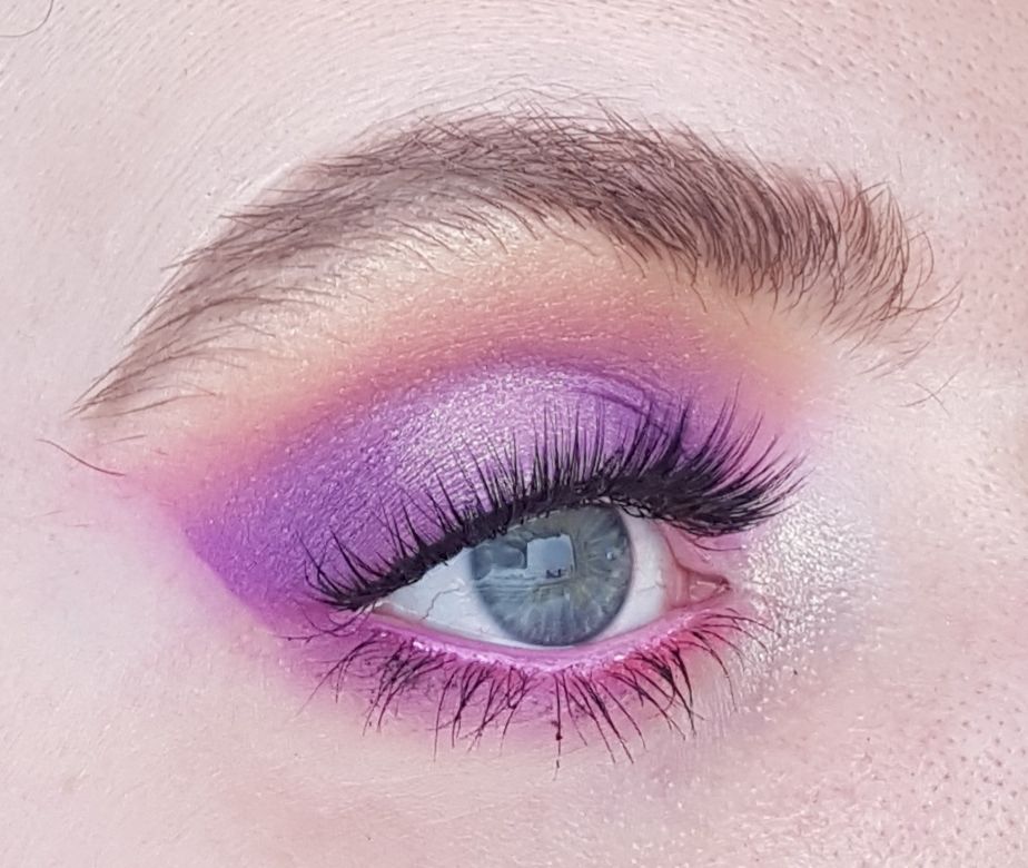 Purple Halo eye practice | Scrolller