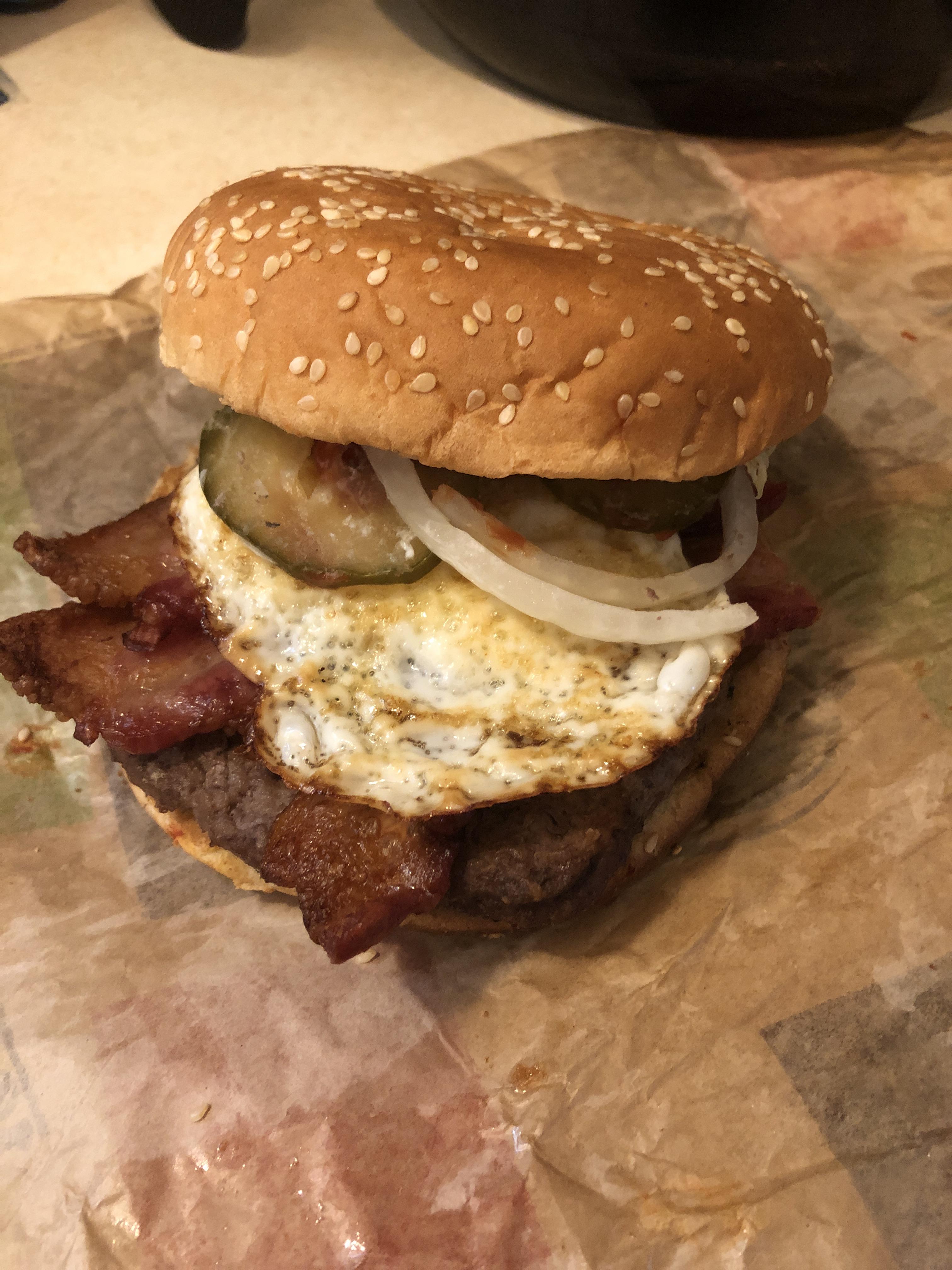 Put an egg AND bacon on a leftover whopper | Scrolller