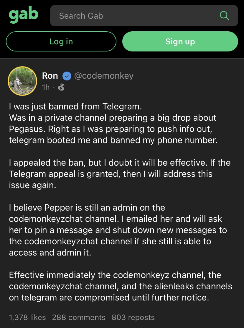 Q got banned from another platform | Scrolller
