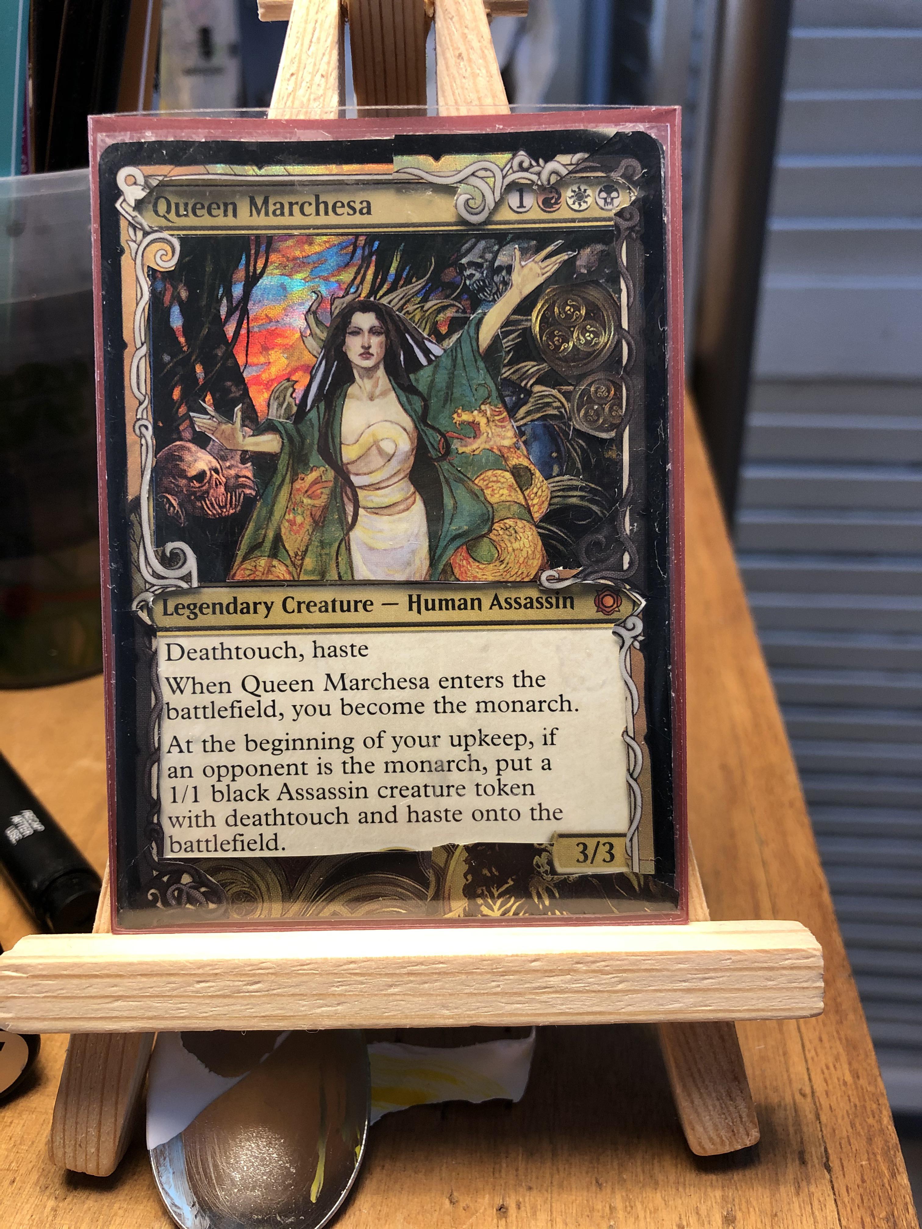Queen Marchesa foil peel alter, long may she reign. | Scrolller
