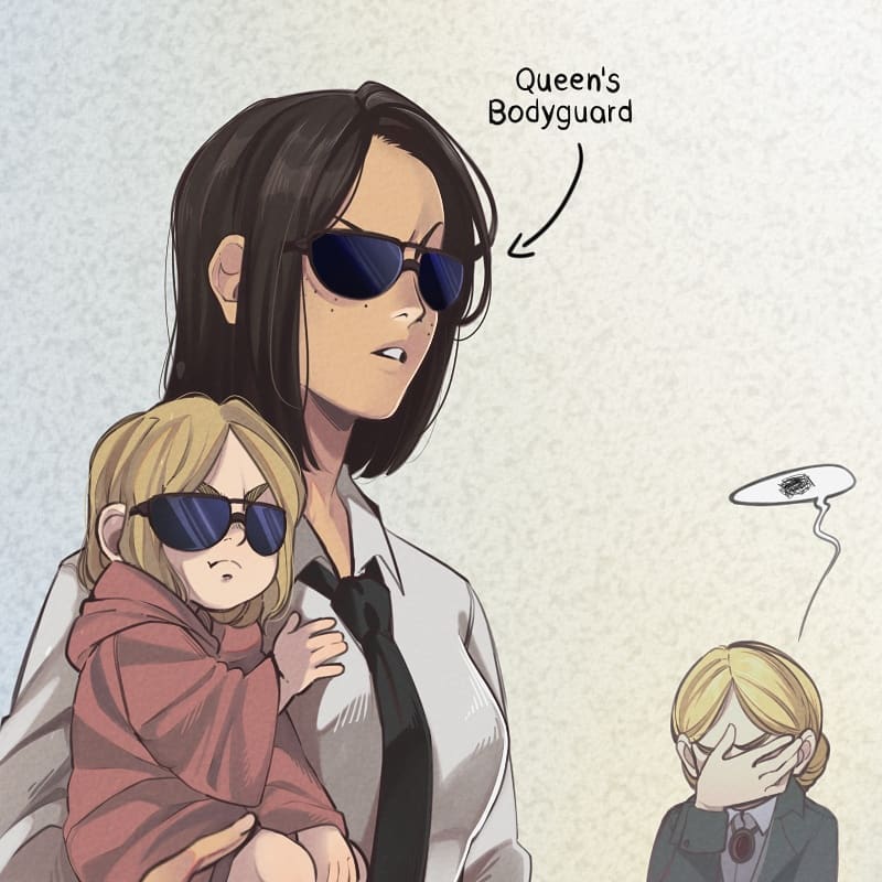 Queen's Bodyguard | art by Omy-chan | Scrolller