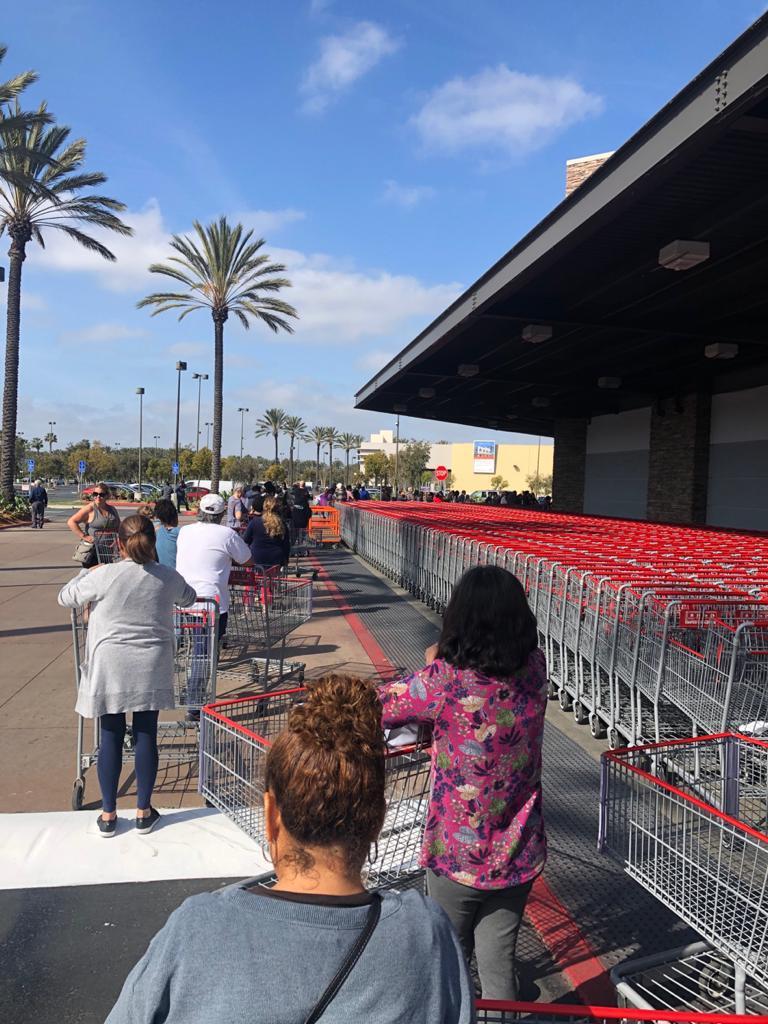 Queue at Costco (District) | Scrolller