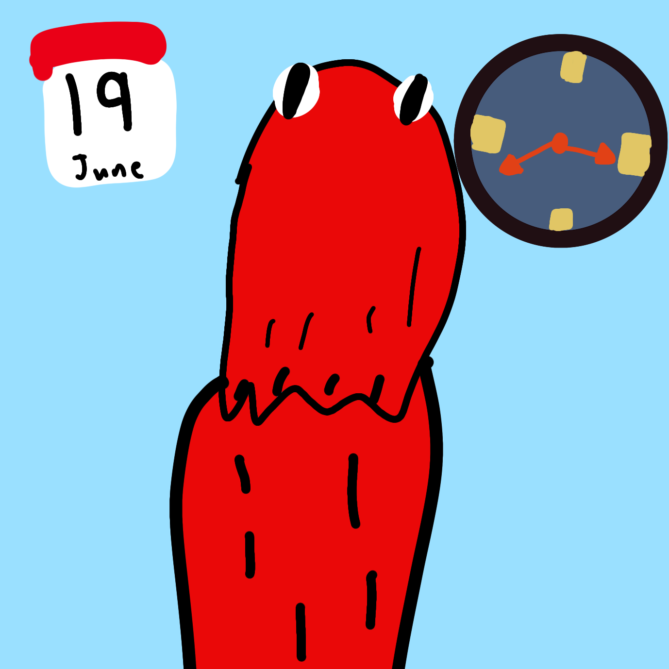 Quick doodle of Red Guy! | Scrolller