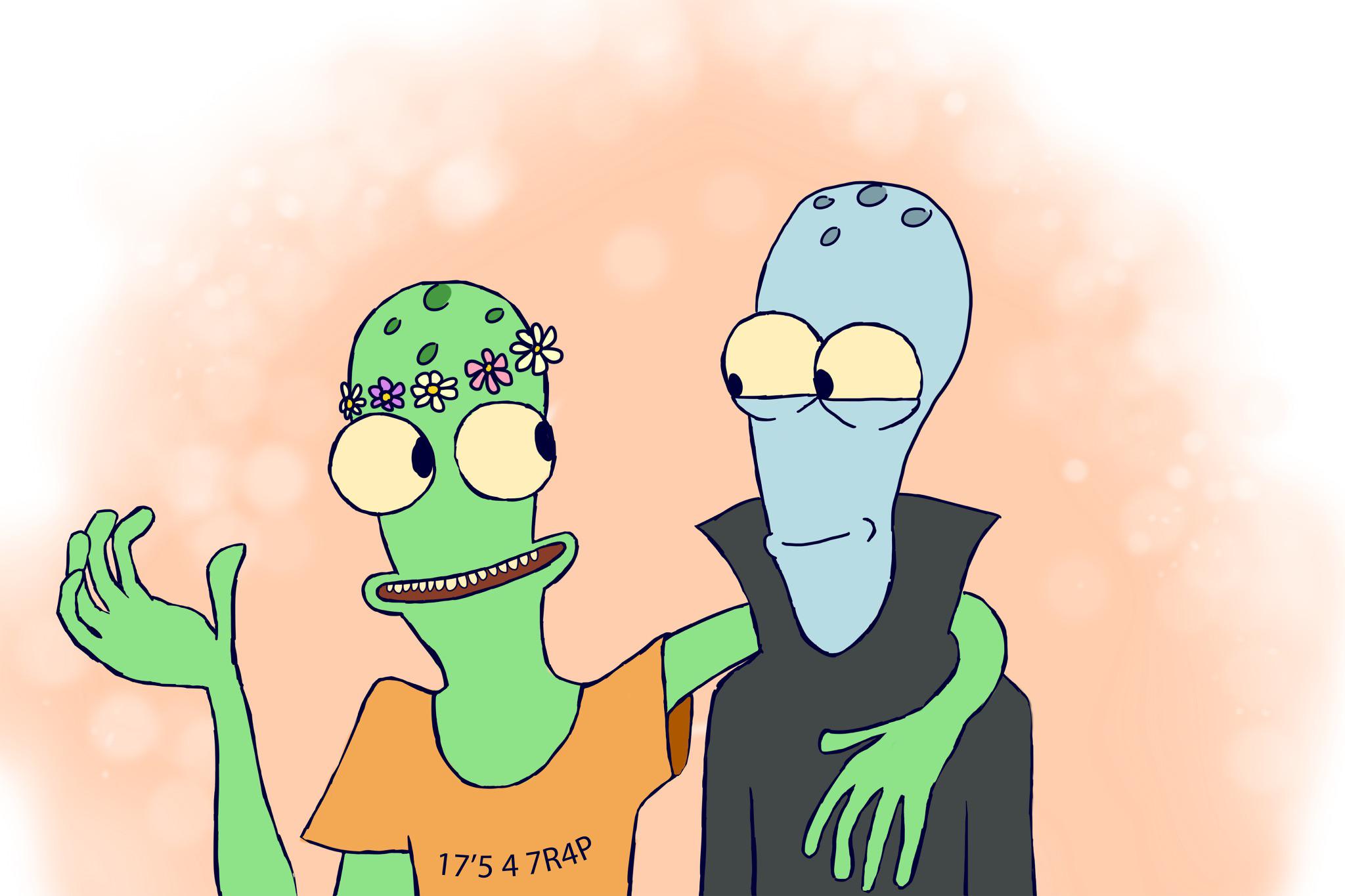 quick doodle of these dorks | Scrolller