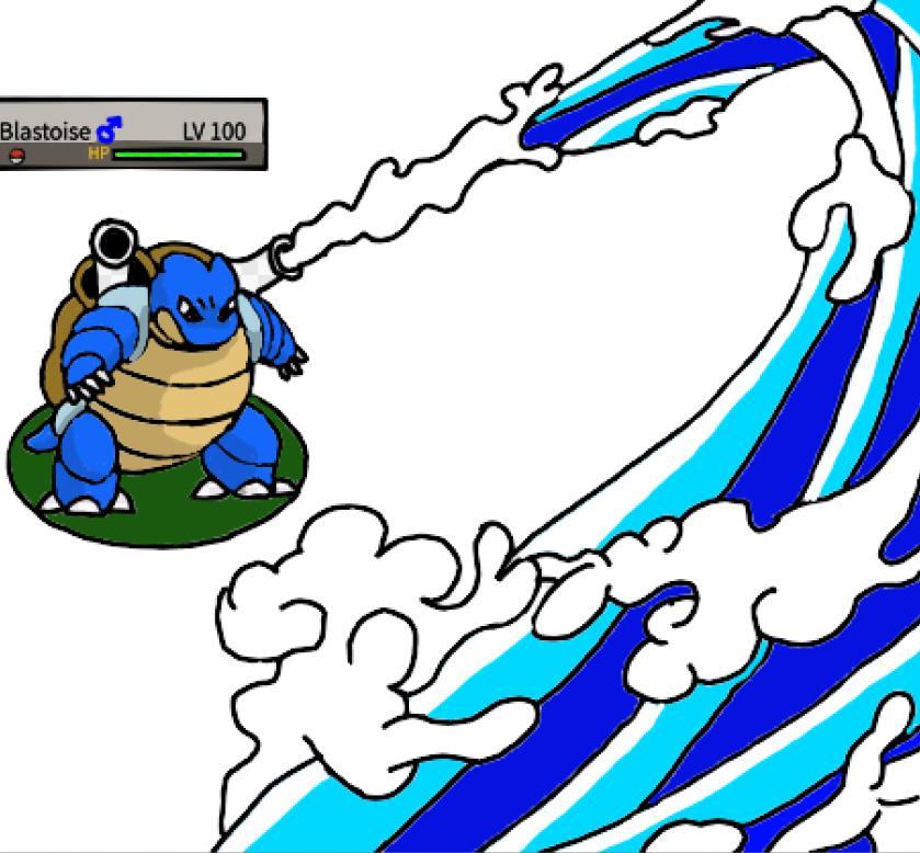 Quick drawing (Blastoise) | Scrolller