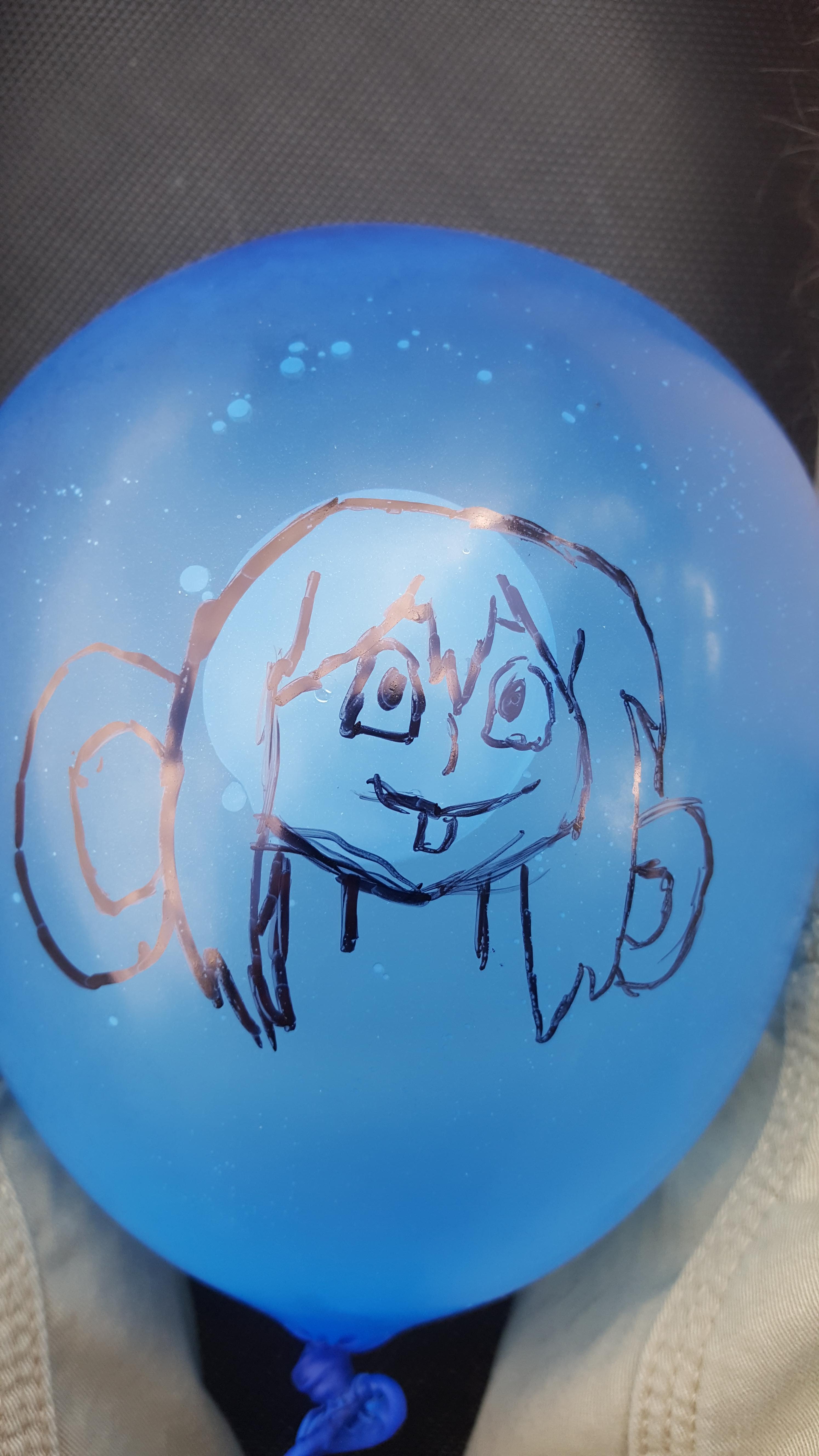 Quick something i made on a balloon | Scrolller