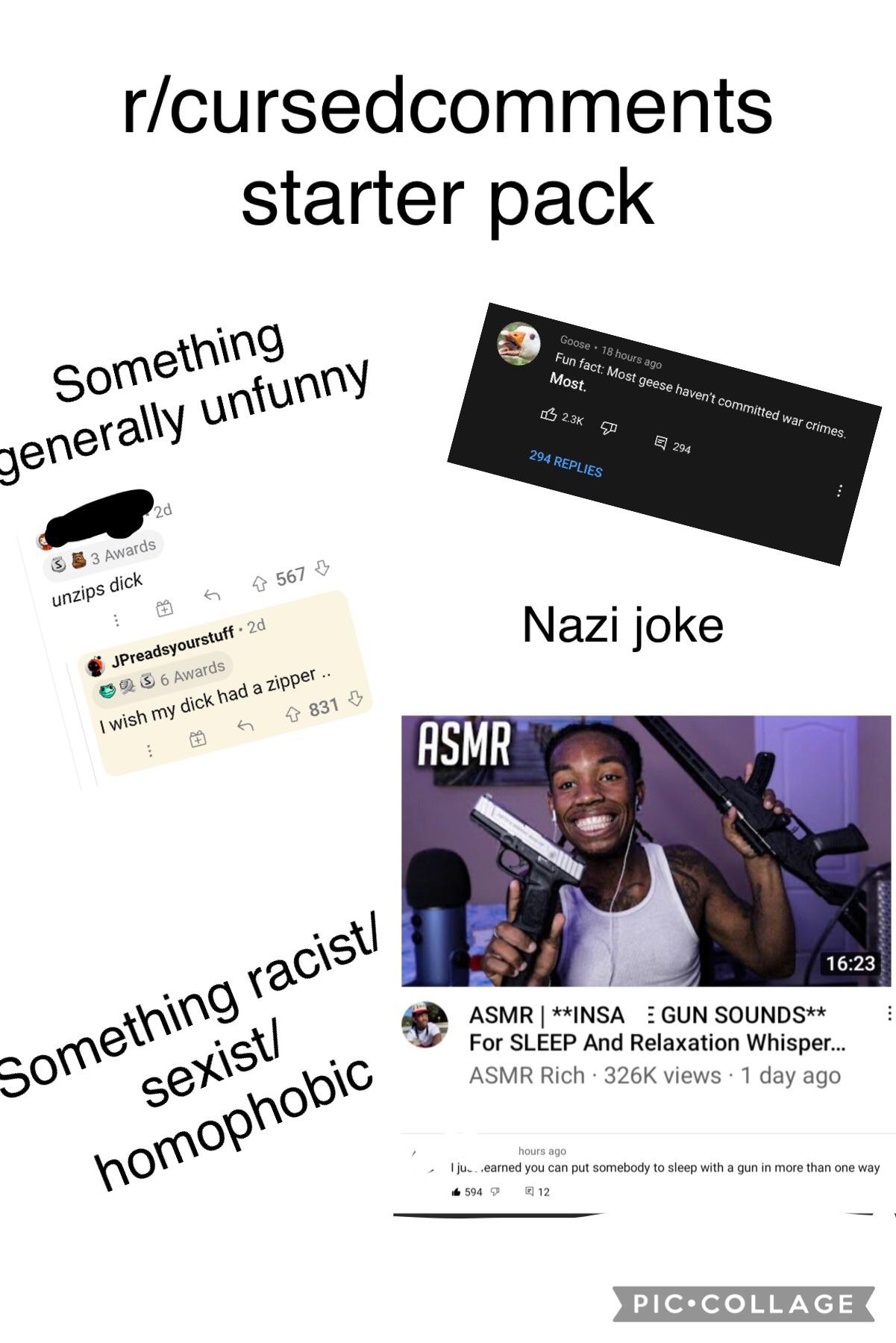 r/cursedcomments starterpack | Scrolller