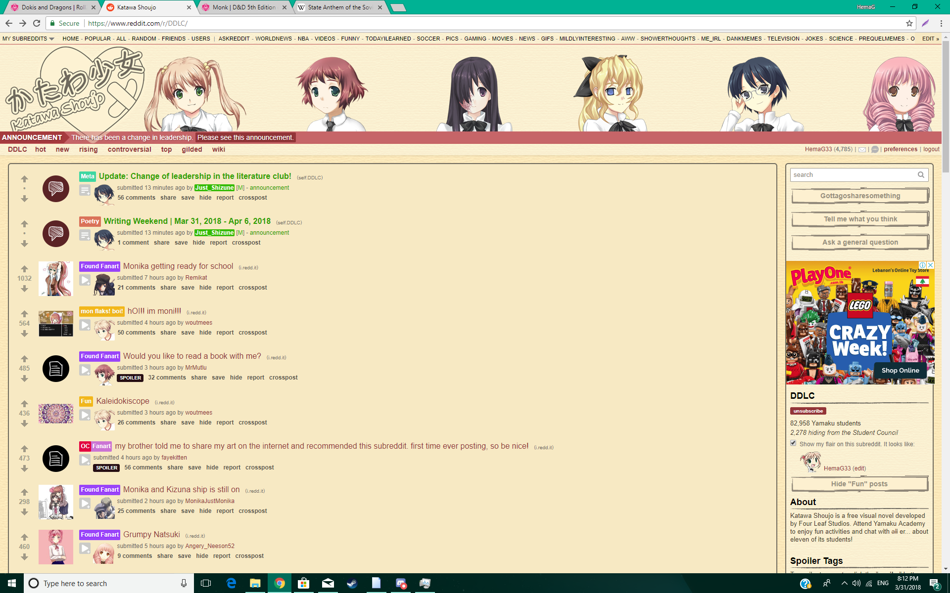 R Ddlc Right Now Scrolller