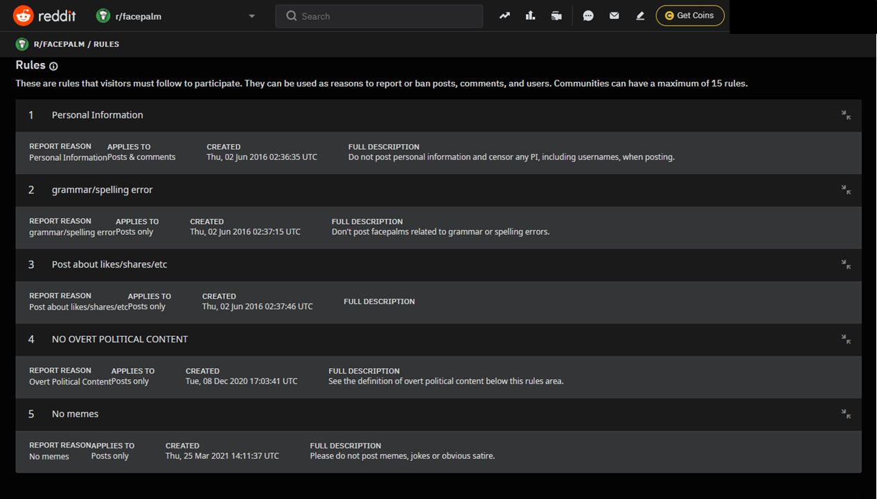r/facepalm doesn't have any rule requiring posts to be facepalms. And when you think about it ...