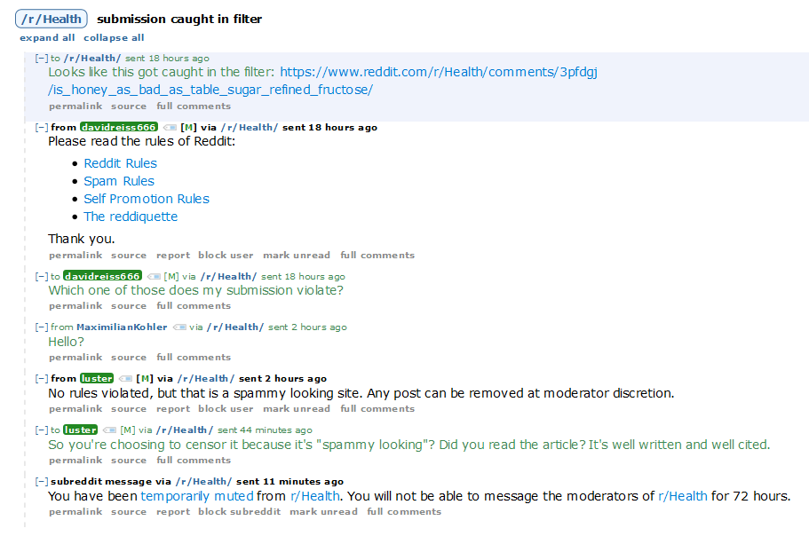 /r/health mods strange behavior | Scrolller