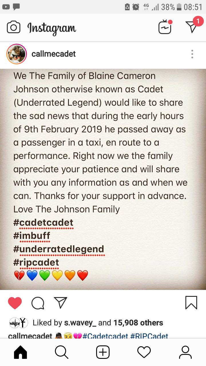 R.I.P. Cadet I cannot believe this | Scrolller