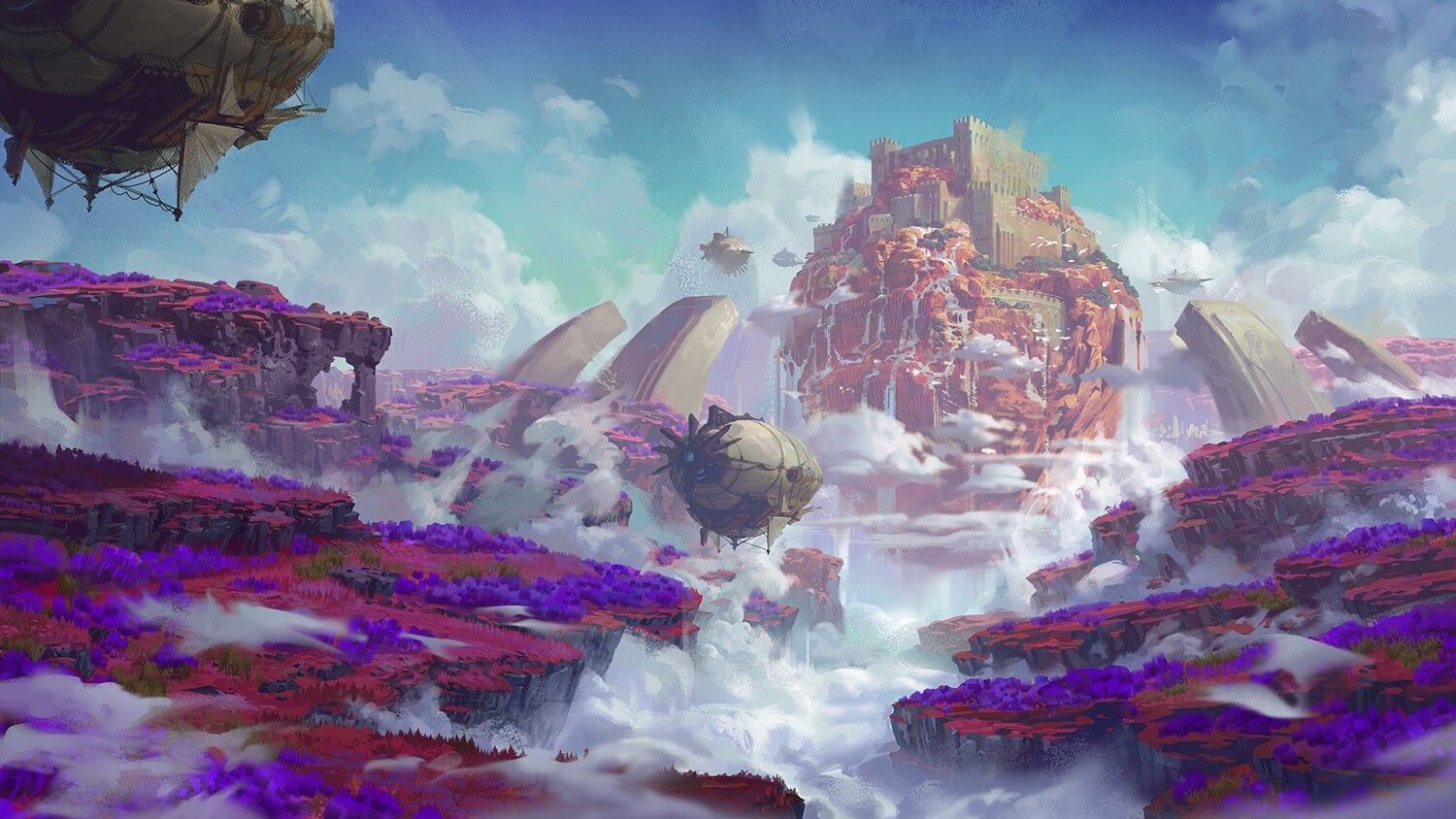 [/r/ImaginaryCastles] Floating Island by Junhyuk Lim | Scrolller