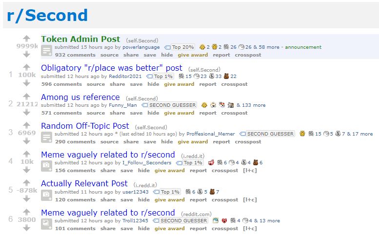 r/Second in a nutshell | Scrolller