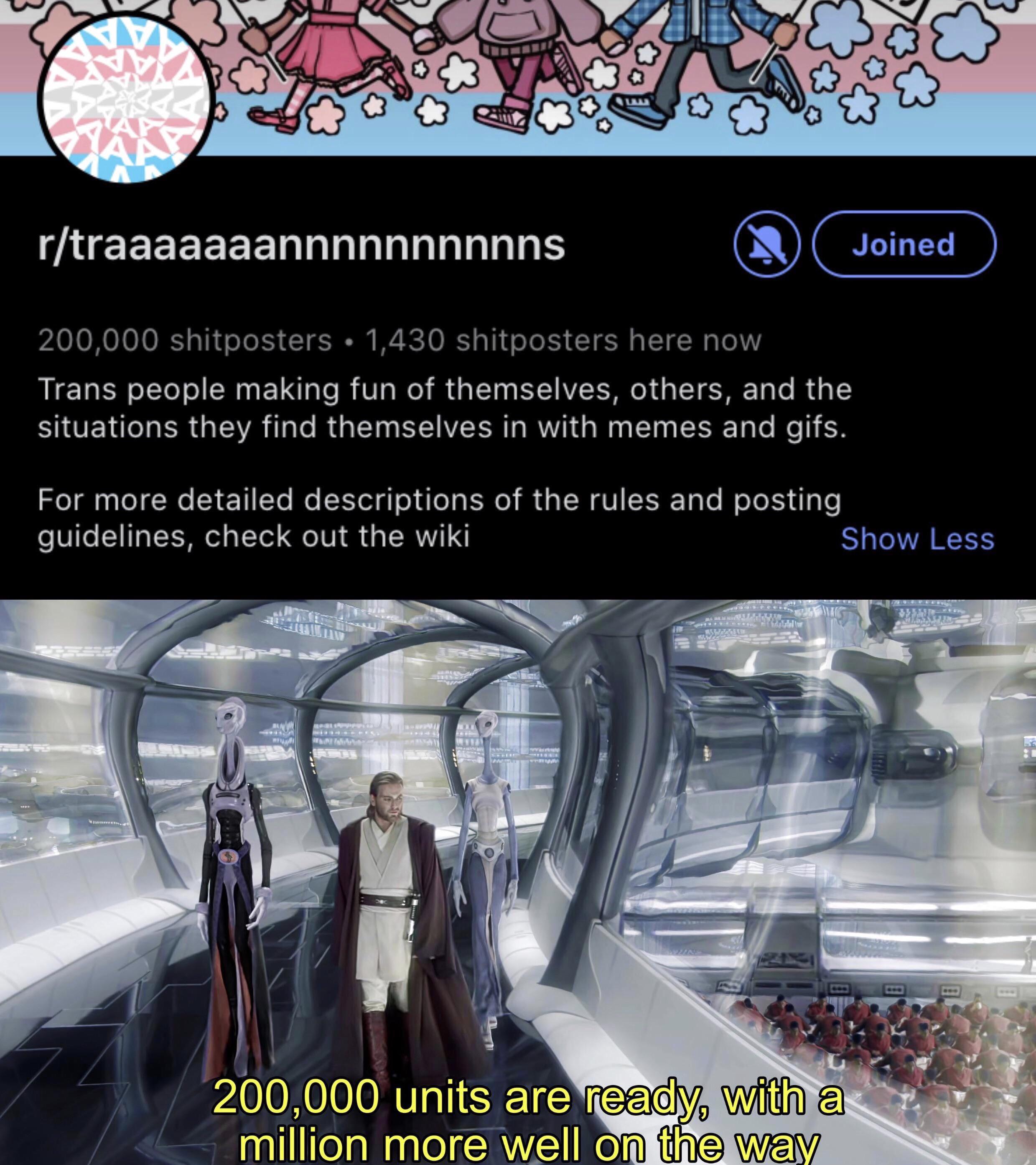 r/traa hit 200k lmao | Scrolller