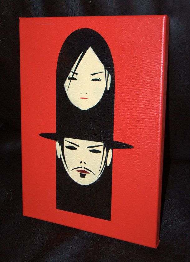 [R] White Stripes by Stanley Chow multi layers on canvas | Scrolller