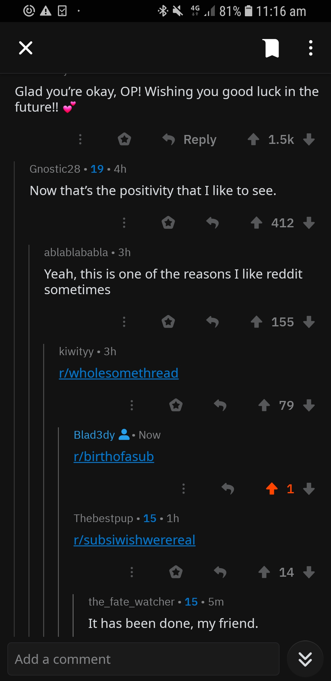 r/wholesomethread is born | Scrolller