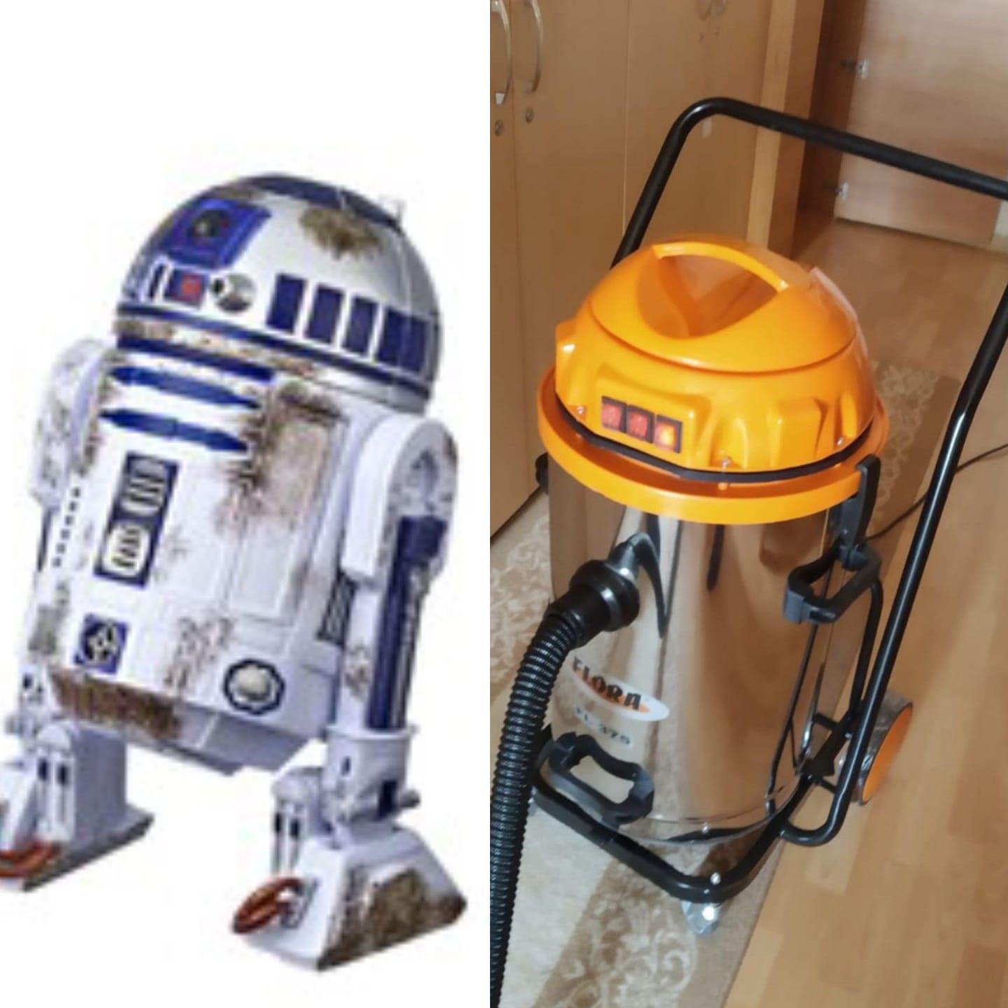 R2 D2 Cosplay with my vacuum cleane!? | Scrolller