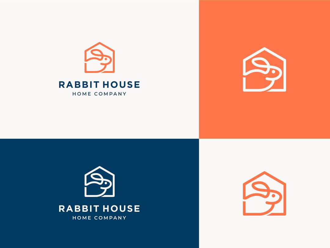 Rabbit & House logo design. | Scrolller