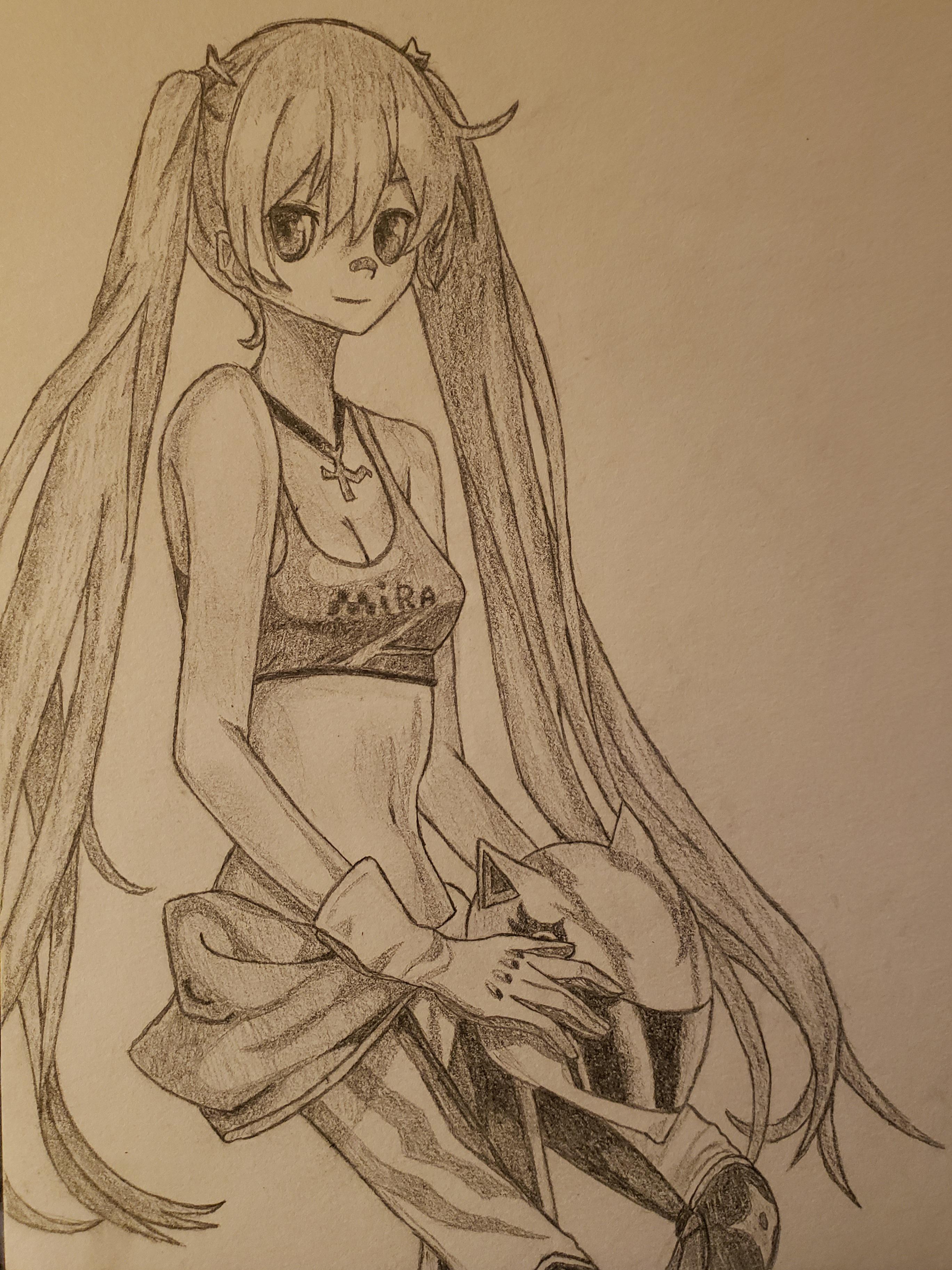 Racing Miku Sketch | Scrolller
