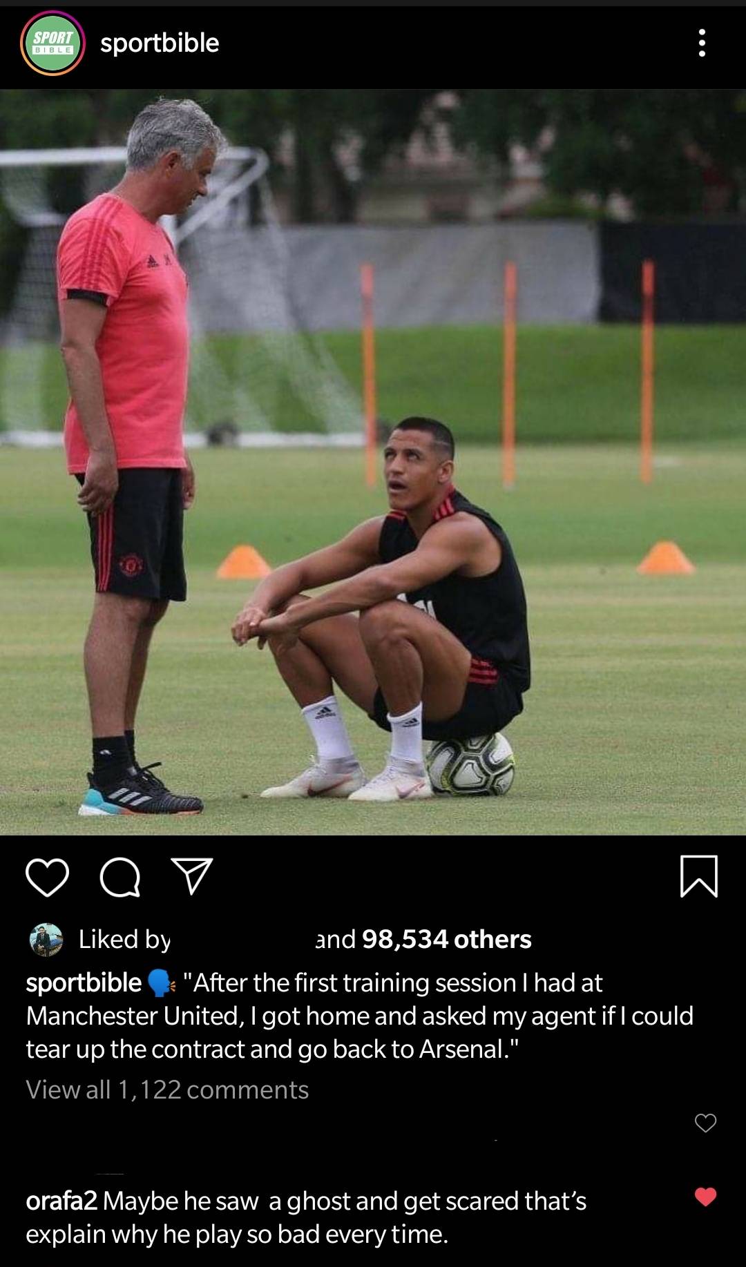 Rafael showing why he's loved by all the reds! Absolute legend! | Scrolller