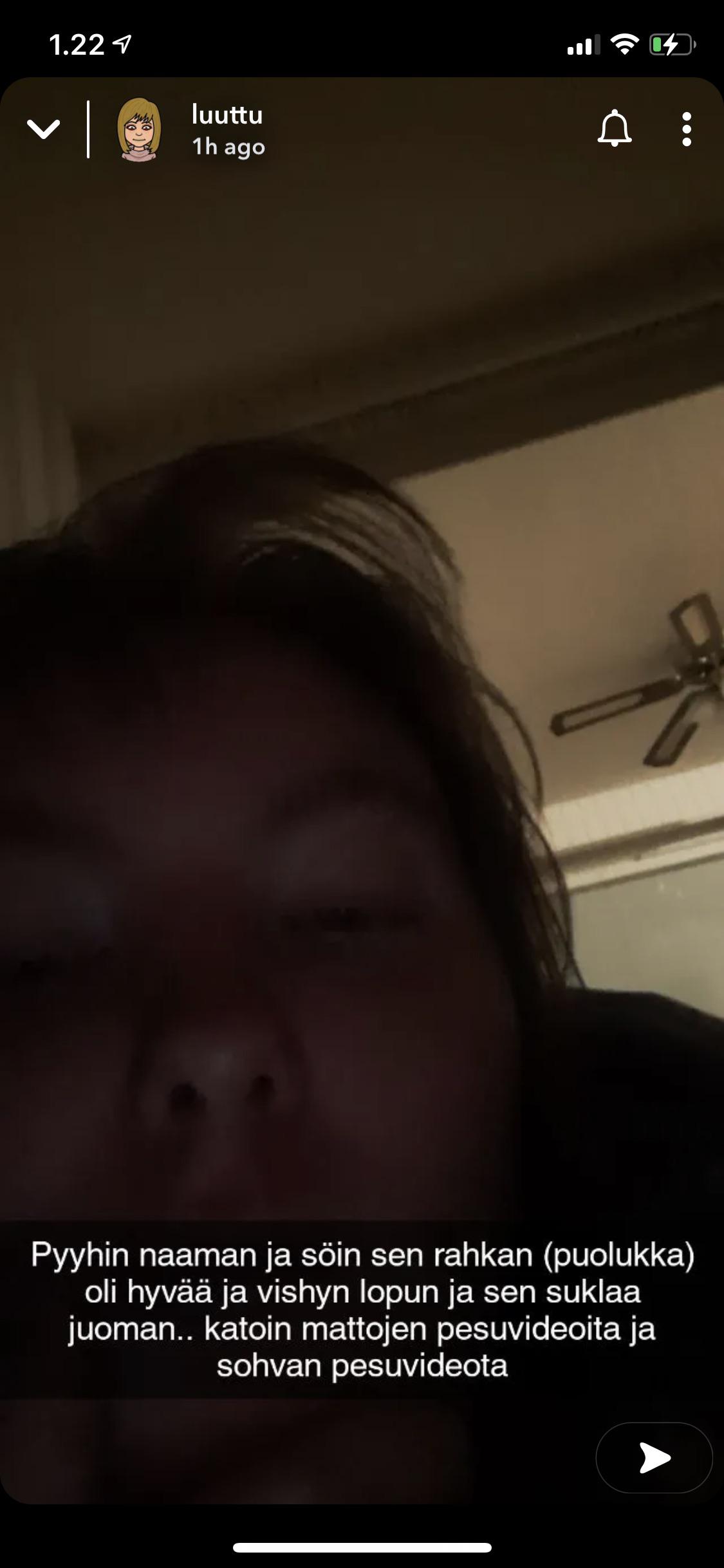 Rahkaa! hyvä tieto, sit hyvä ku kerto maun. Ja et maistuu hyvälle, koska jos ei olis maistunu ...