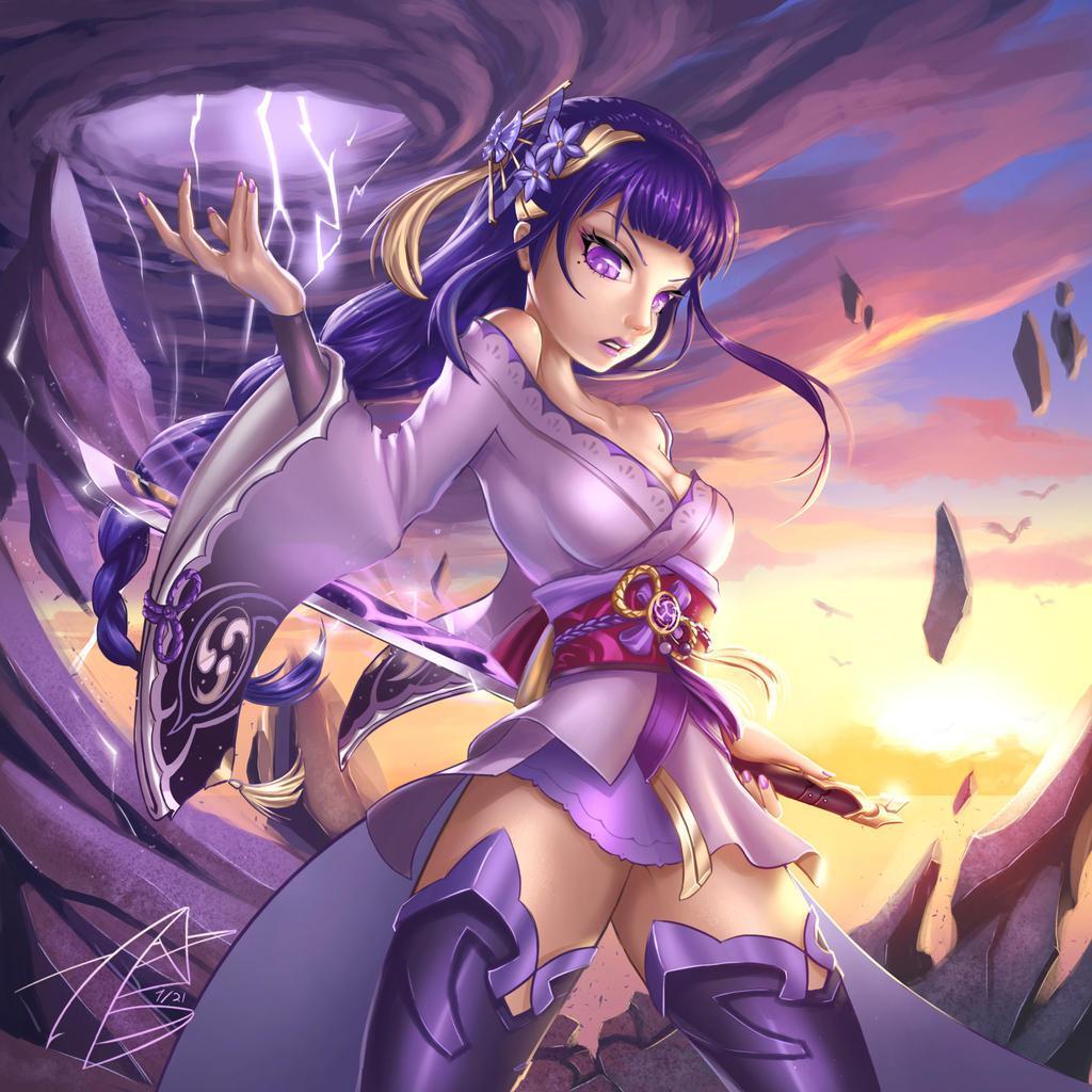 Raiden Shogun, Genshin impact! | Scrolller