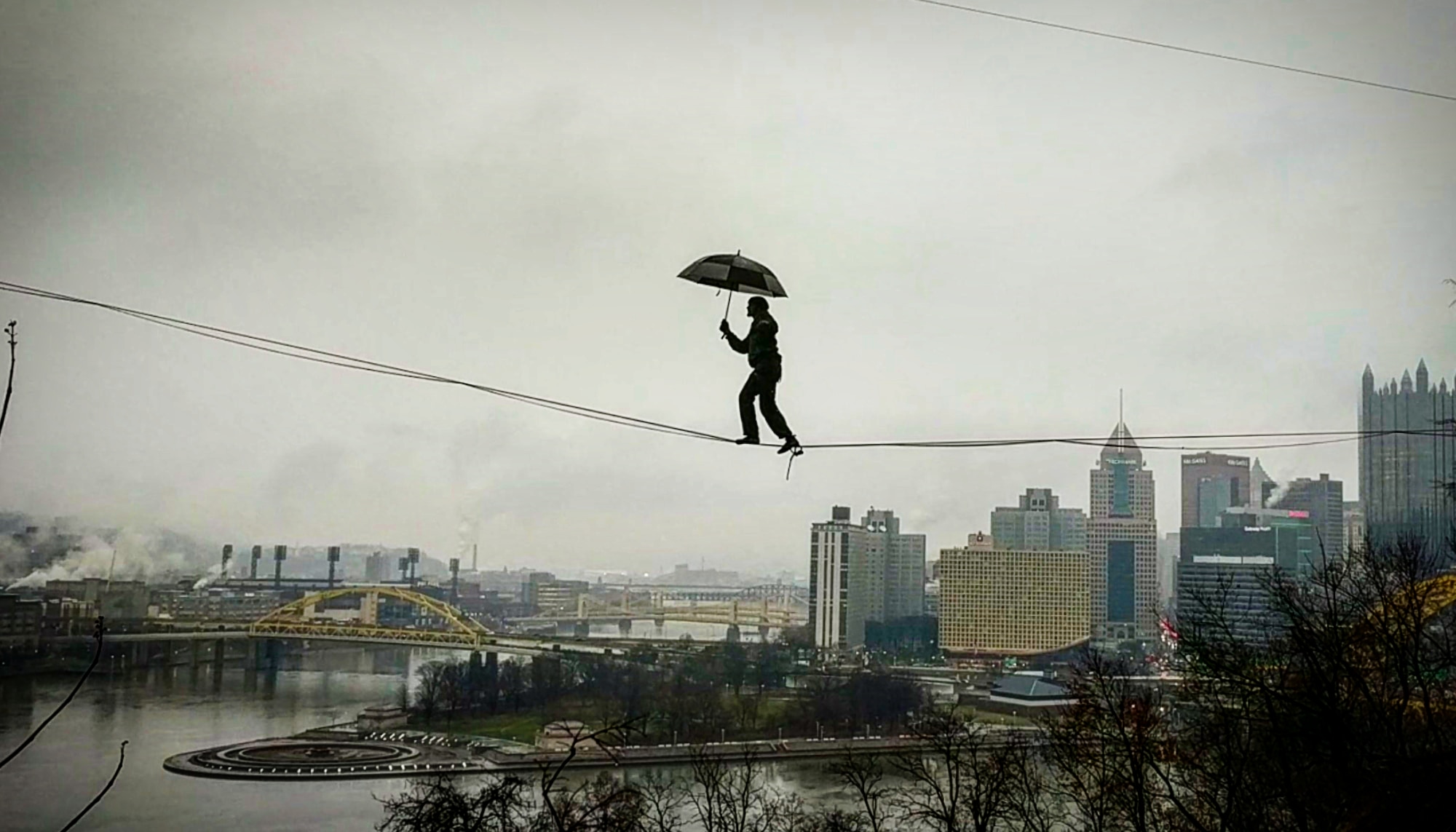 Rain or shine, I walk the line. | Scrolller