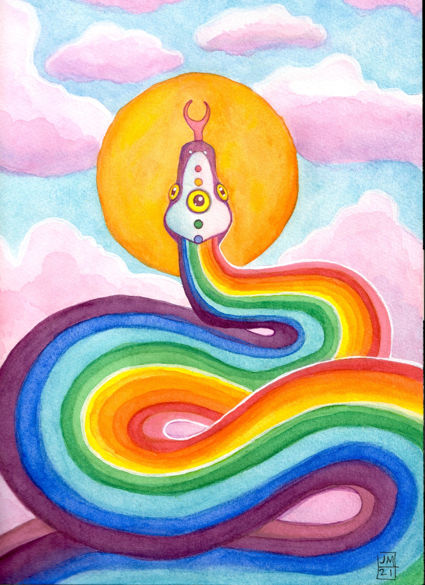 Rainbow serpent | Scrolller