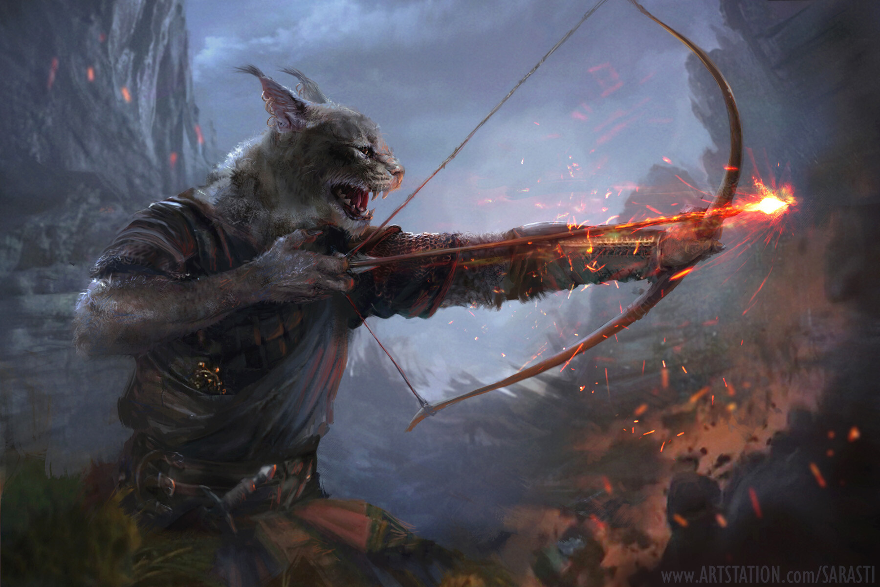 Rakarro, Khajiit Rogue by Lily Abdullina | Scrolller