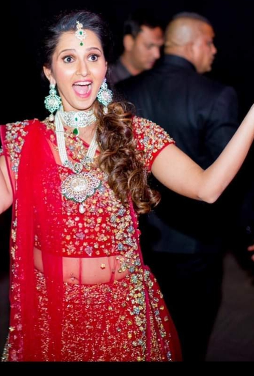 Rare navel show by Sania baji | Scrolller