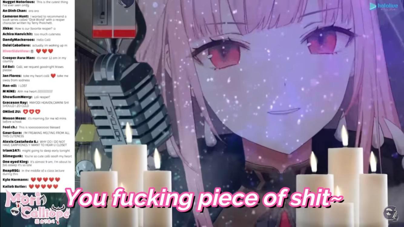 Rare sighting: Calliope Mori giving off ara ara vibes?!? | Scrolller