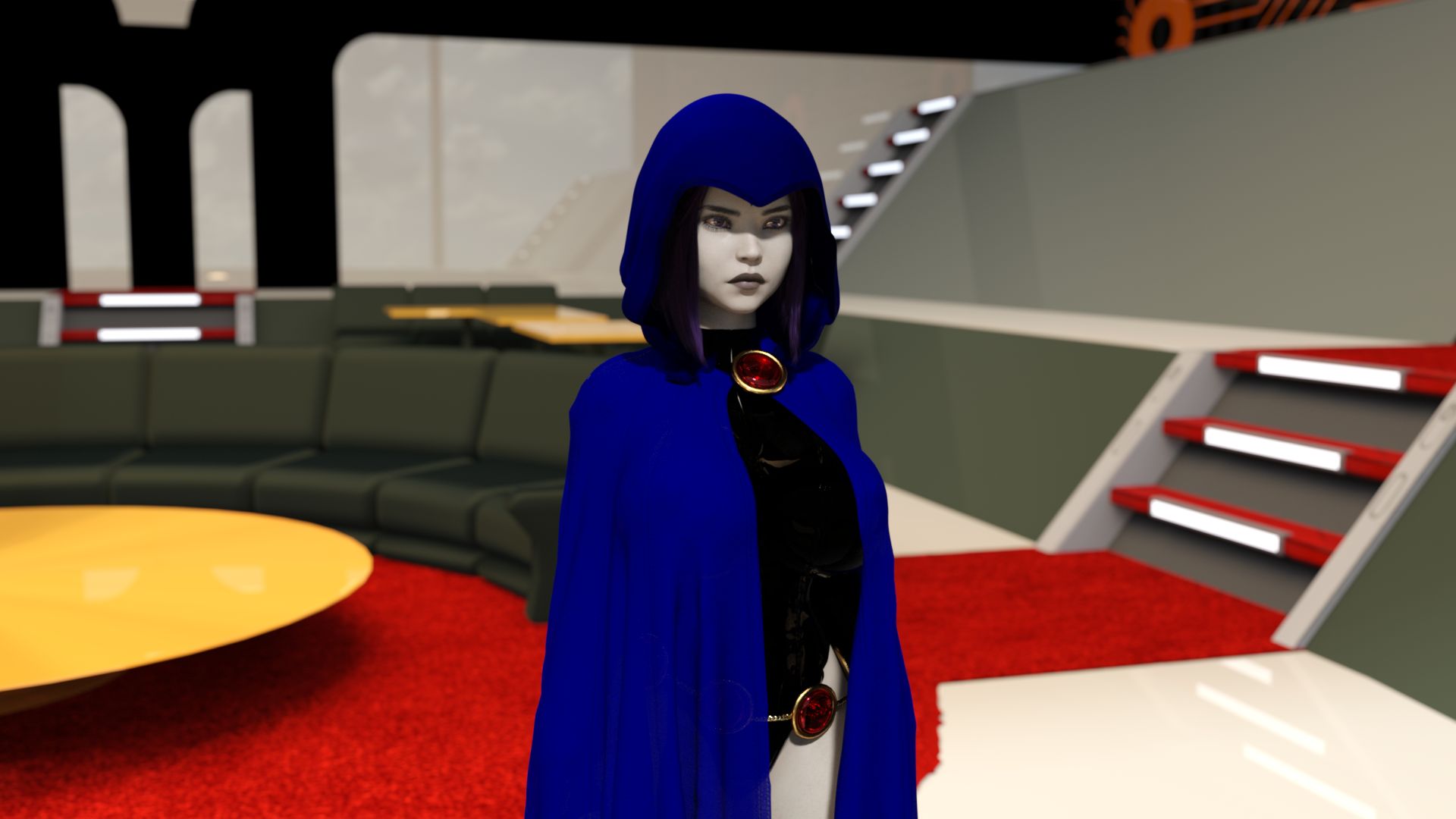Raven in her cloak (Sugar Scoop)[Teen Titans] | Scrolller
