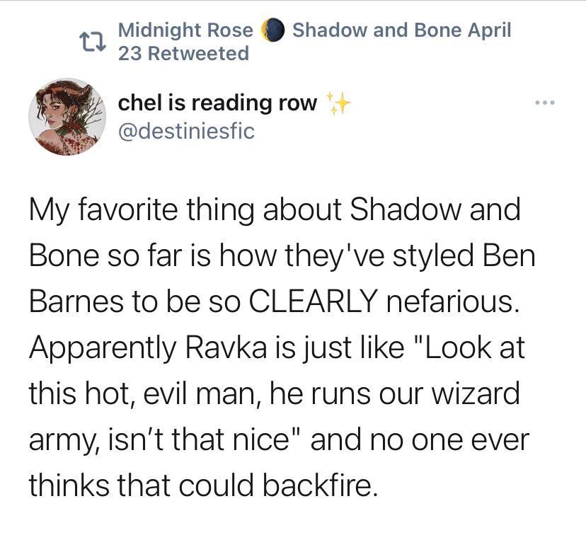 Ravka got taste what can I say? | Scrolller