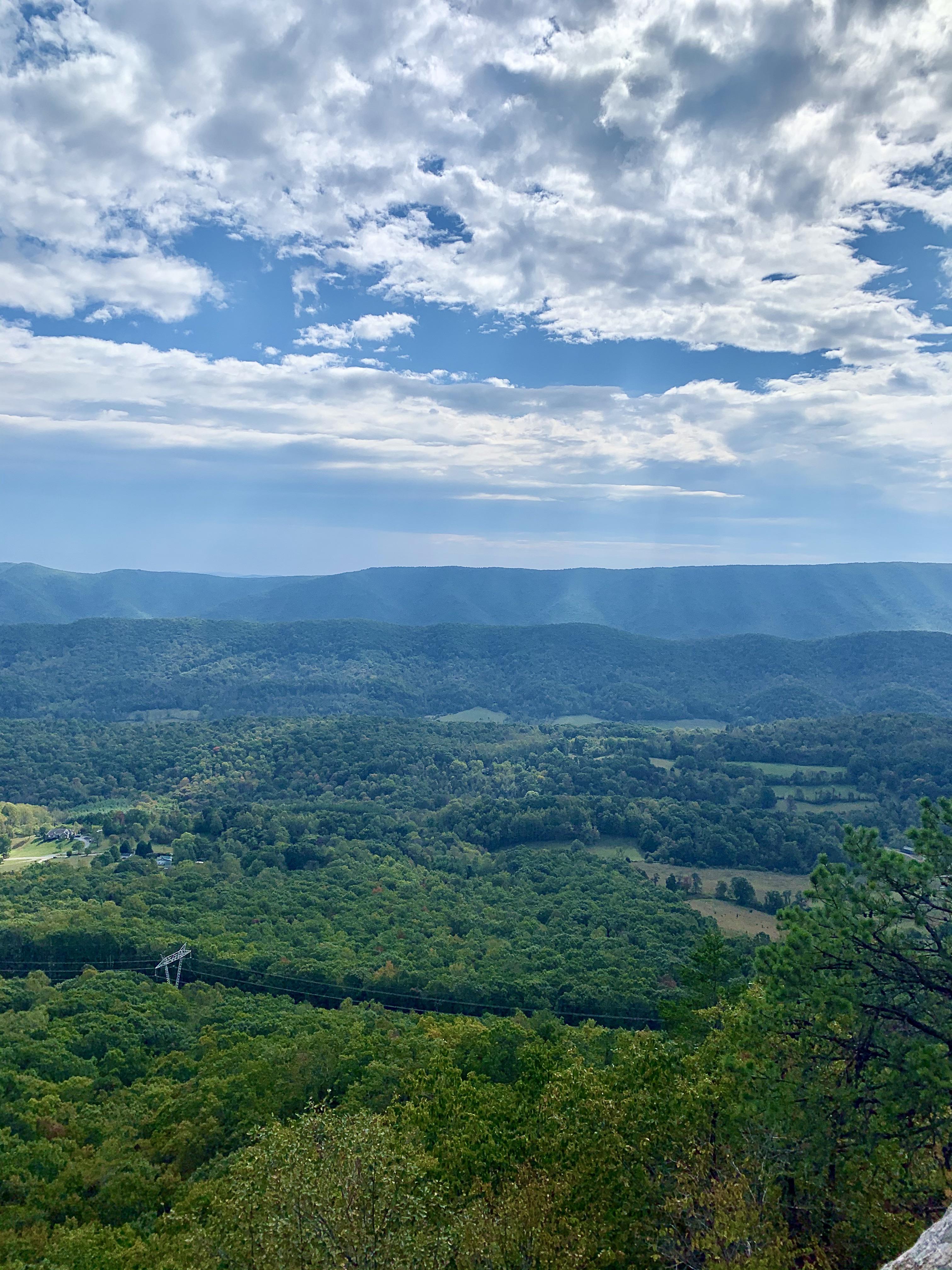 Rays over the Blue Ridge Mountains | Scrolller