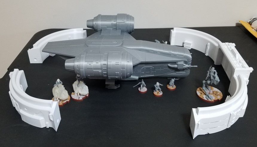 Razor Crest / Space Port terrain | Scrolller