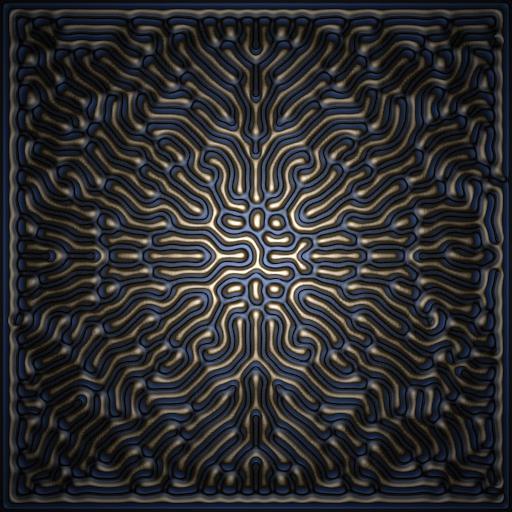 Reaction Diffusion & normal mapping | Scrolller