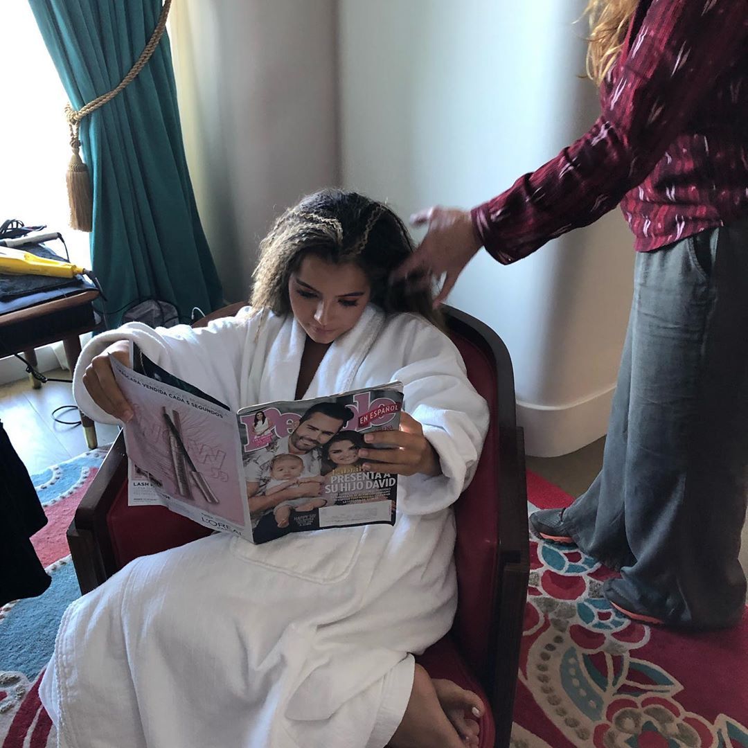 Reading a magazine. | Scrolller