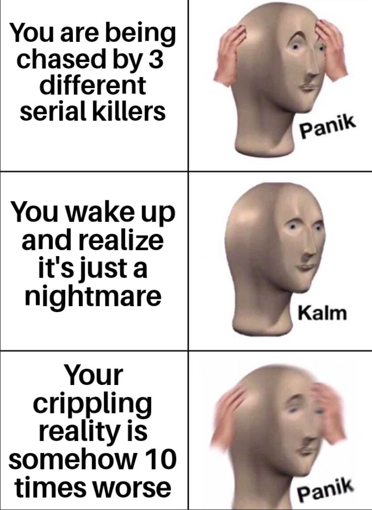 Reality is the real nightmare | Scrolller