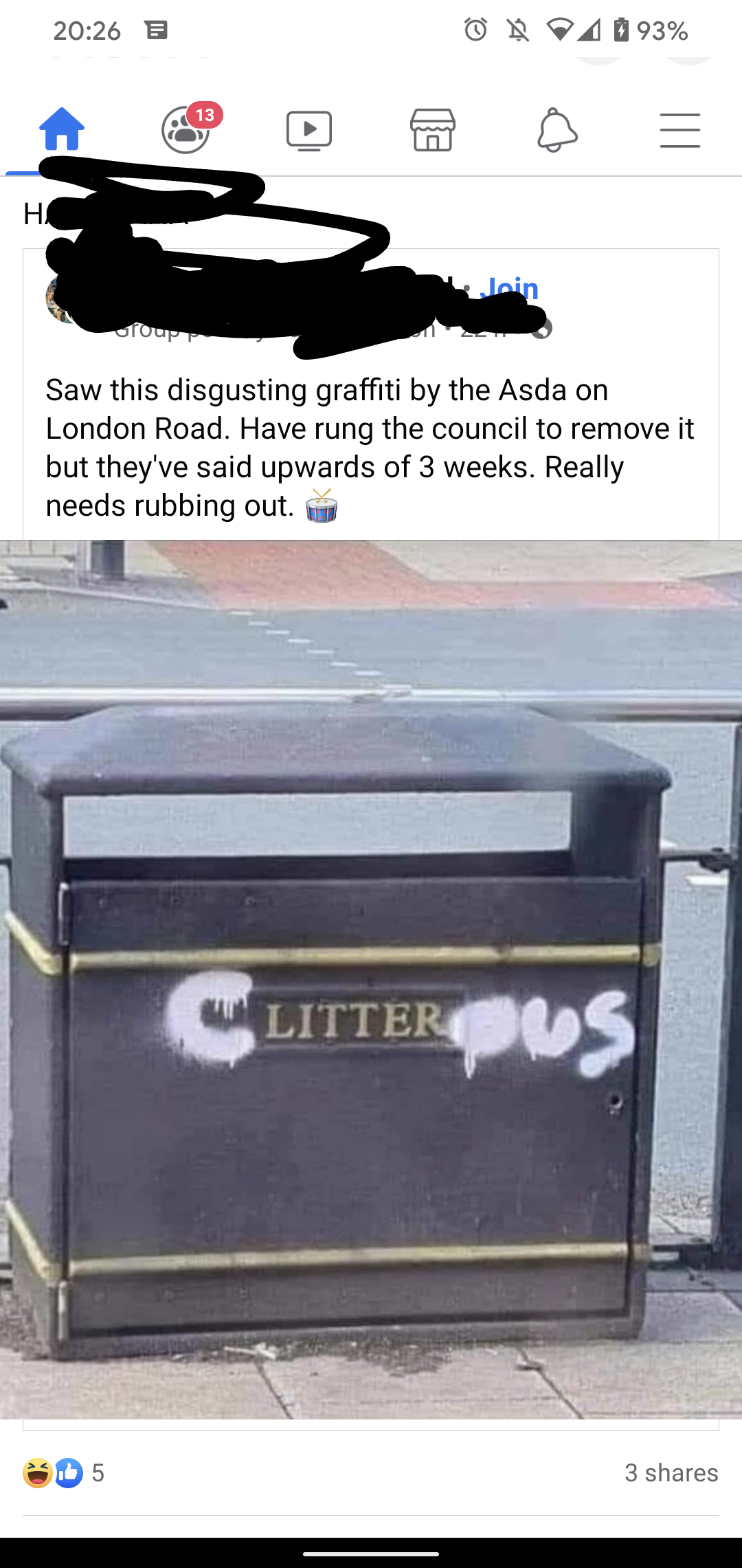 "Really needs rubbing out" | Scrolller