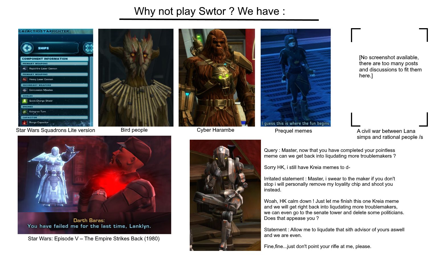 Reasons To Play Swtor Part 5 Scrolller