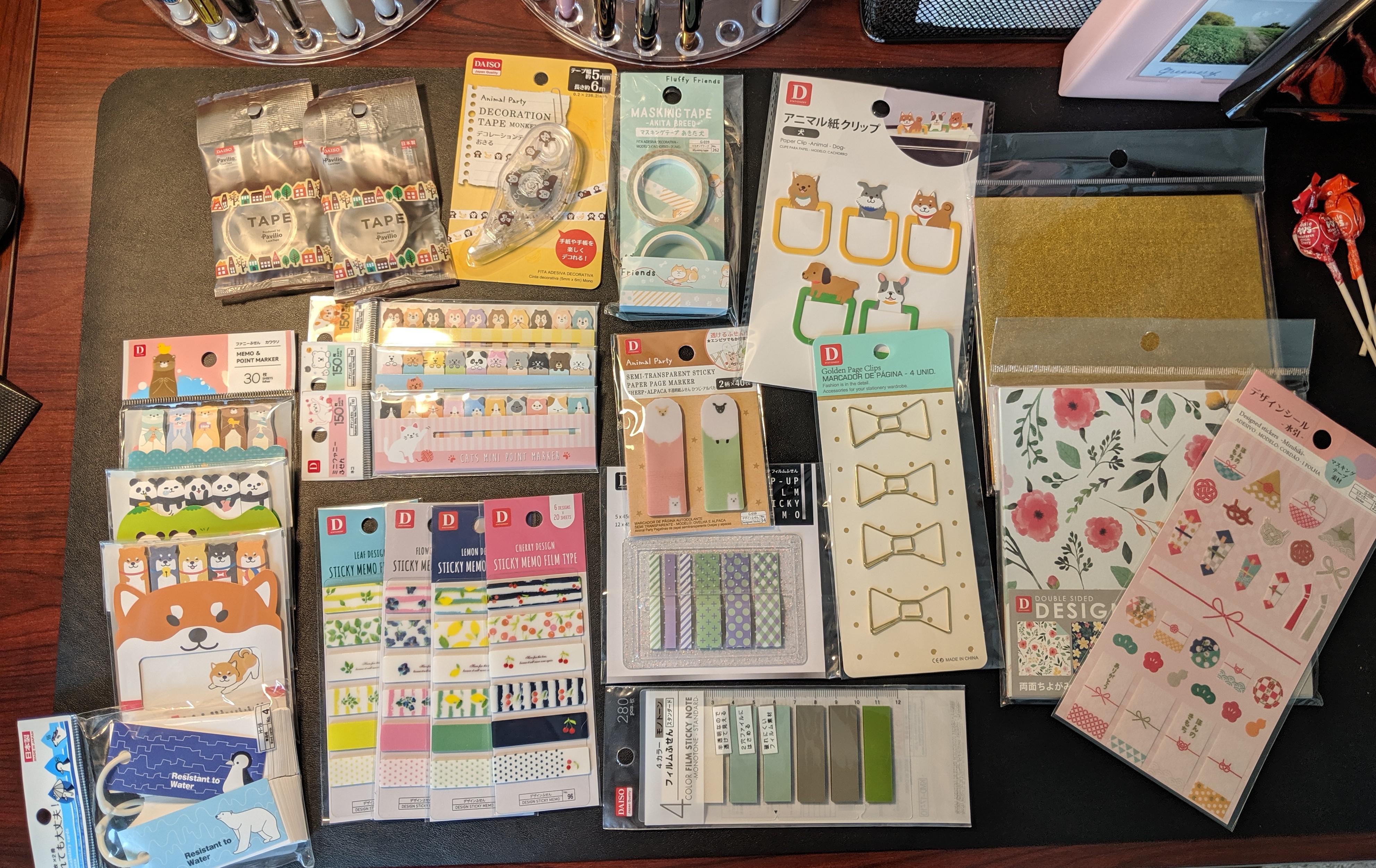 Recent haul from Daiso. Went gaga! | Scrolller
