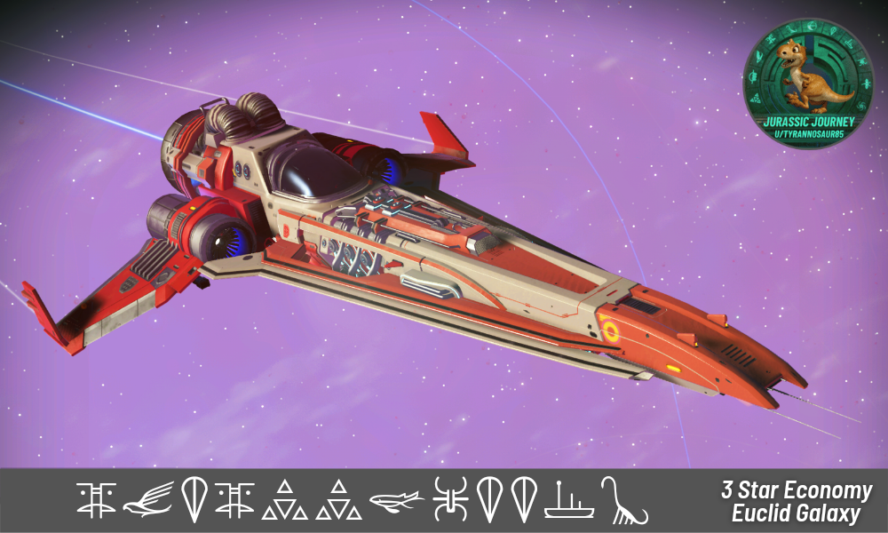 Red & White Longnose Vector Fighter. | Scrolller