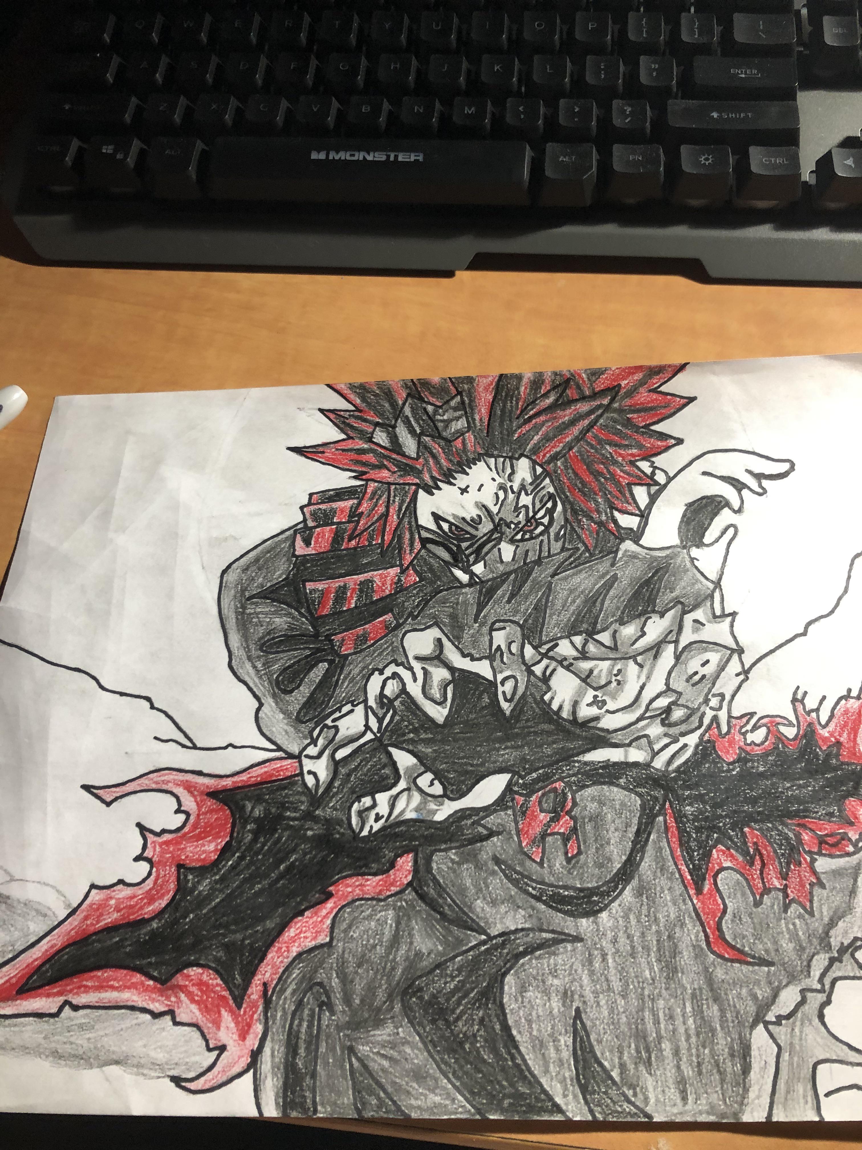 Red riot is one of my favorite characters in my hero so I drew him ...