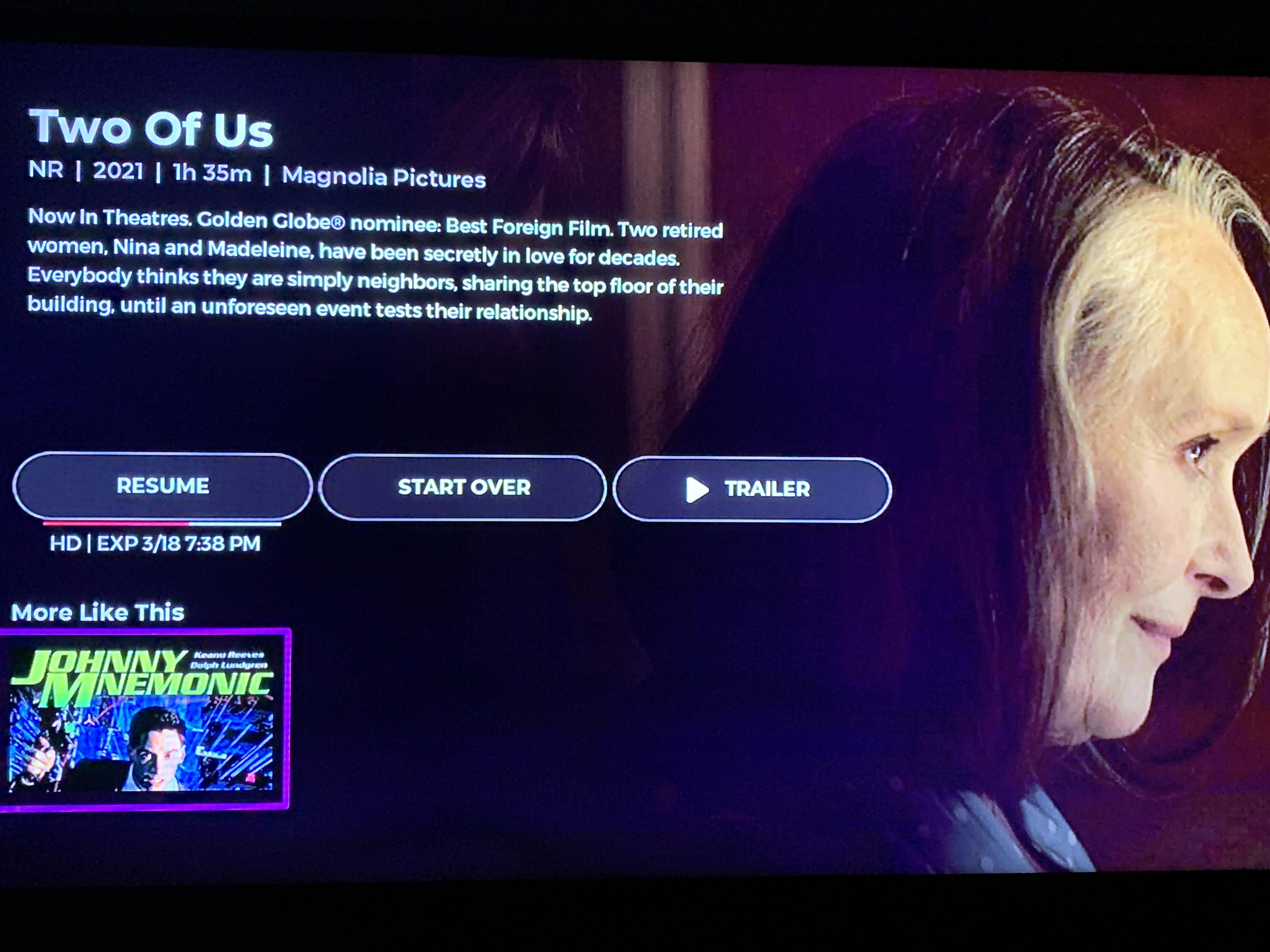 Redbox with the insightful “More Like This” recommendation. | Scrolller