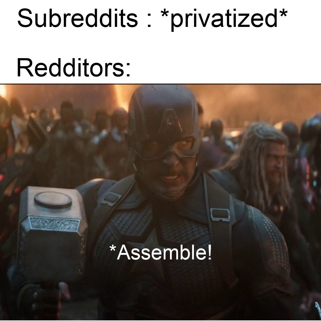 Redditors....Assemble!! | Scrolller